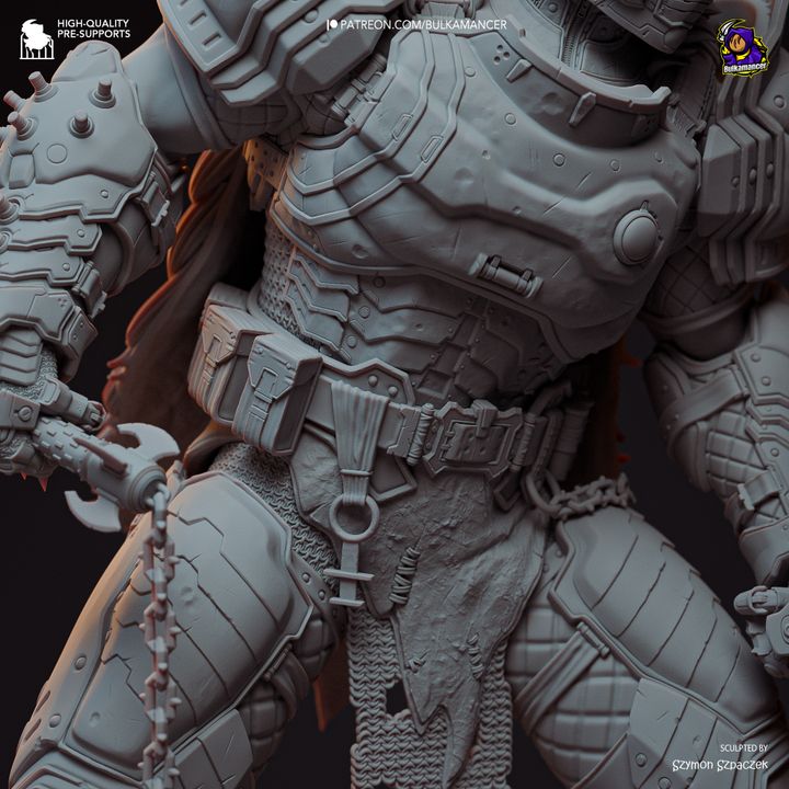 3D Printable Hellwalker | 299mm by Bulkamancer Sculpts